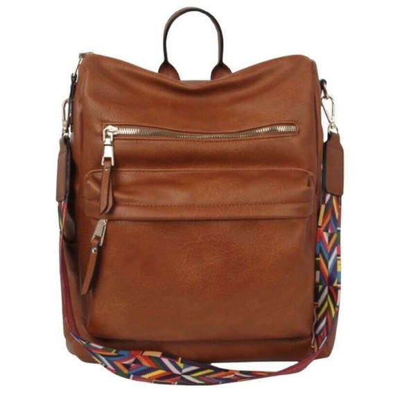 Le Miel | Bags | Le Miel Convertible Backpack Shoulder Bag Vegan ...
